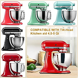 Sliding Mat for KitchenAid Mixer - Metal Mixer Mover Slider Mat Compatible With KitchenAid 4.5-5qt Tilt-Head Stand Mixer, Mixer Sliding Tray