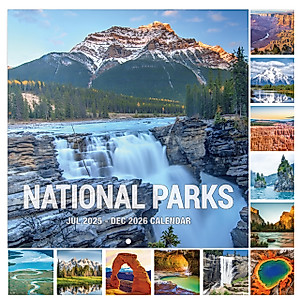 2023 Wall Calendar - 12 Monthly Wall Calendar Jan. 2023 - Dec. 2023, 12" x 24" (Open), 2023 Calendar Unruled Blocks(1.5" x 1.4") + Thick Glossy Paper - Bryce Canyon