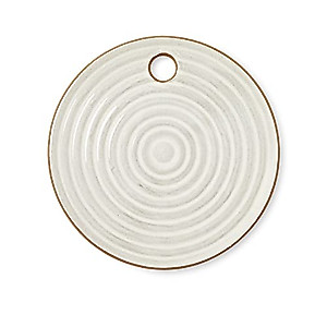 MAGENTA Monterey by Citrine Serving Board, Decorative Stone Plate, Round Charcuterie Board, Large