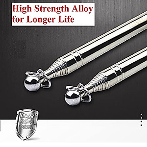 Othmro 1pcs Telescopic Teachers Pointer,Teachers Pointer Stick, Extendable Hand Pointer Retractable Classroom Whiteboard Pointer Extendable for Teachers, Guides, Coach Extend to 63"