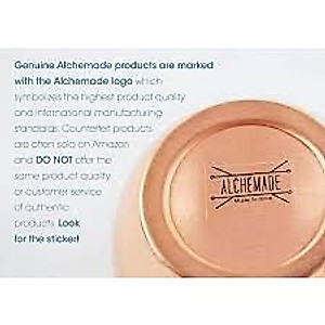 Alchemade 100% Pure Copper Hammered 16 Oz Mug - Perfect Cup For Moscow Mules, Other Cocktails, Or Your Favorite Beverage - Keeps Drinks Colder, Longer