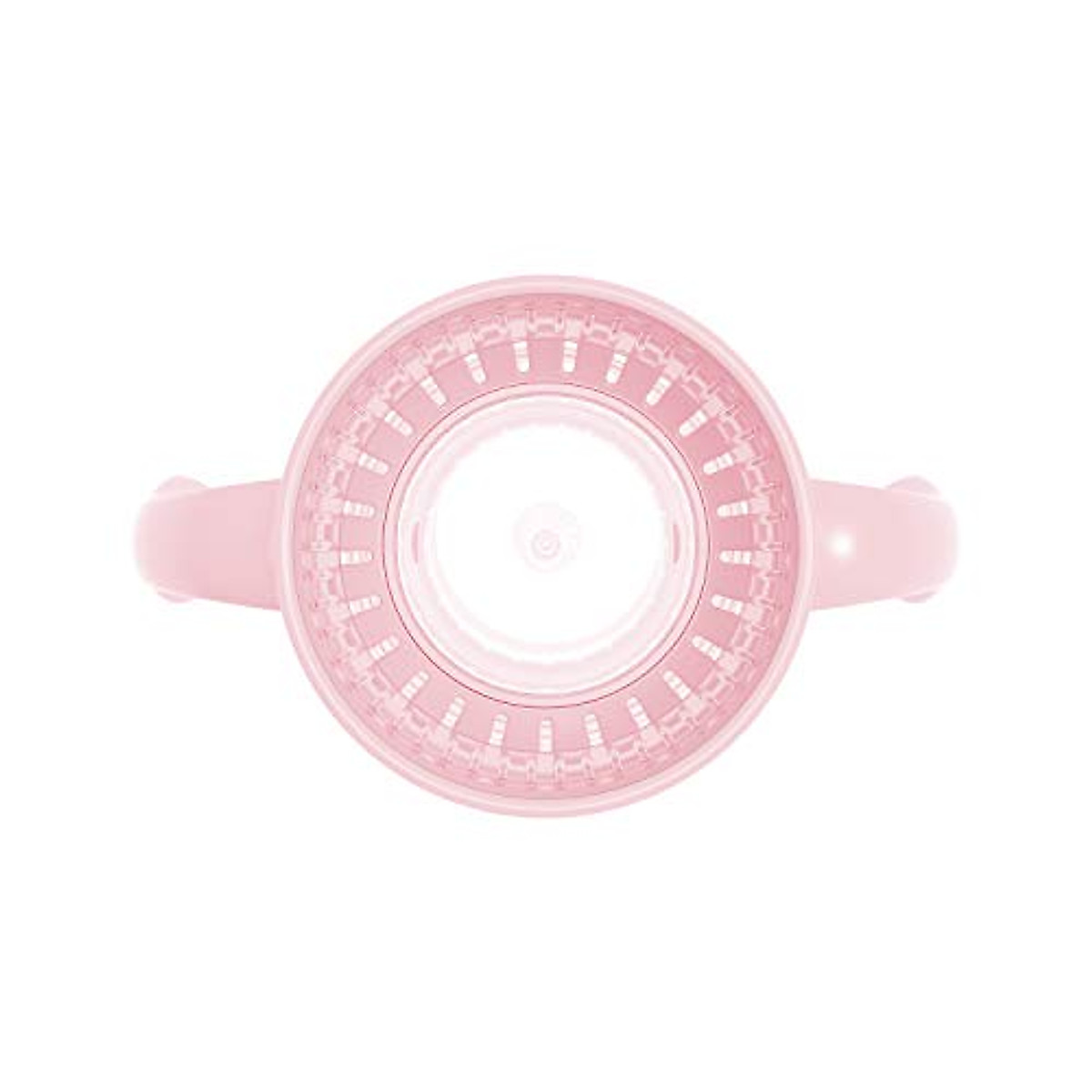 Dr. Brown's Milestones Cheers 360 Cup Spoutless Transition Cup with Handles for Easy Grip and Leak-Free Learning, Pink Safari, 7 oz/200 mL