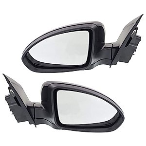 Kool Vue Driver & Passenger Side Power Mirrors for Chevrolet Cruze 2011-2015 Paintable