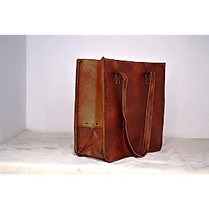 Leather Vintage Gypsy bag Vintage tote bag shoulder bag Women leather top handlebags Leather bags for women