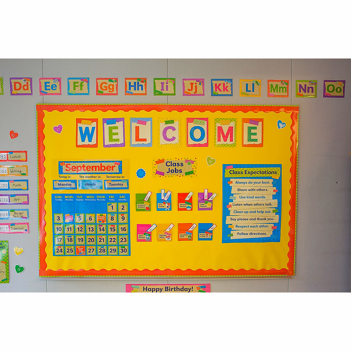 Tape It Up! Calendar Bulletin Board