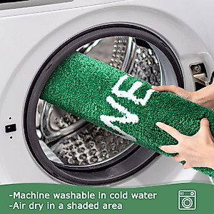 Alivora Wet Grass Rug for Bedroom-Non Slip Wet Grass Carpet for Living Room-Green Grass Rug is Machine Washable Home Floor Mat-Premium Area Rug for Home Decor [47.2 x 31.5]