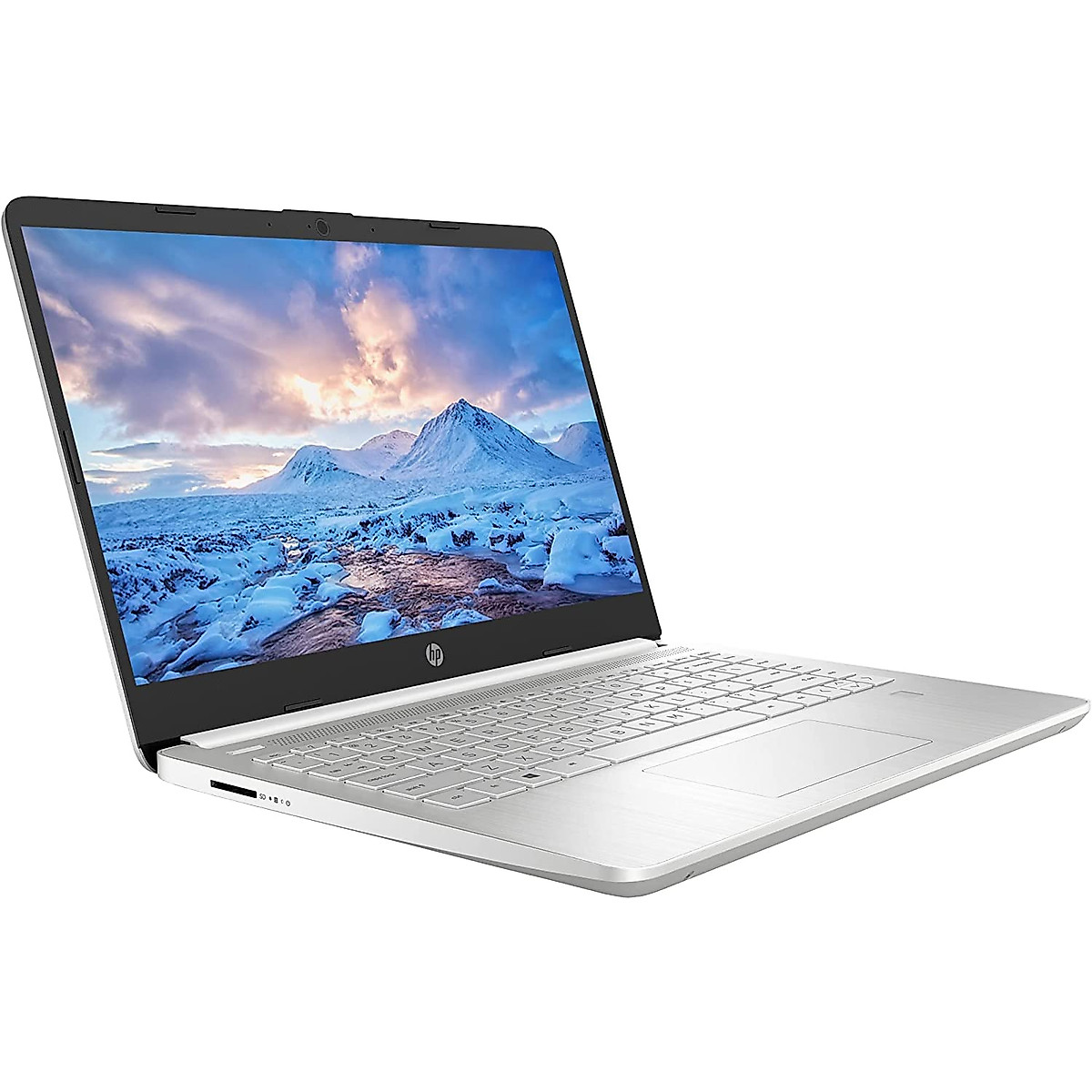 HP Laptop 14 Business Computer 14" HD Micro-edge BrightView 11th Generation Intel Quad-core i5-1135G7 (Beats i7-1065G7) 8GB RAM 256GB SSD Iris Xe Graphic USB-C Win11 Silver + HDMI Cable