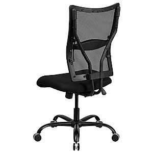 Flash Furniture HERCULES Series Big & Tall 400 lb. Rated Black Mesh Executive Swivel Ergonomic Office Chair