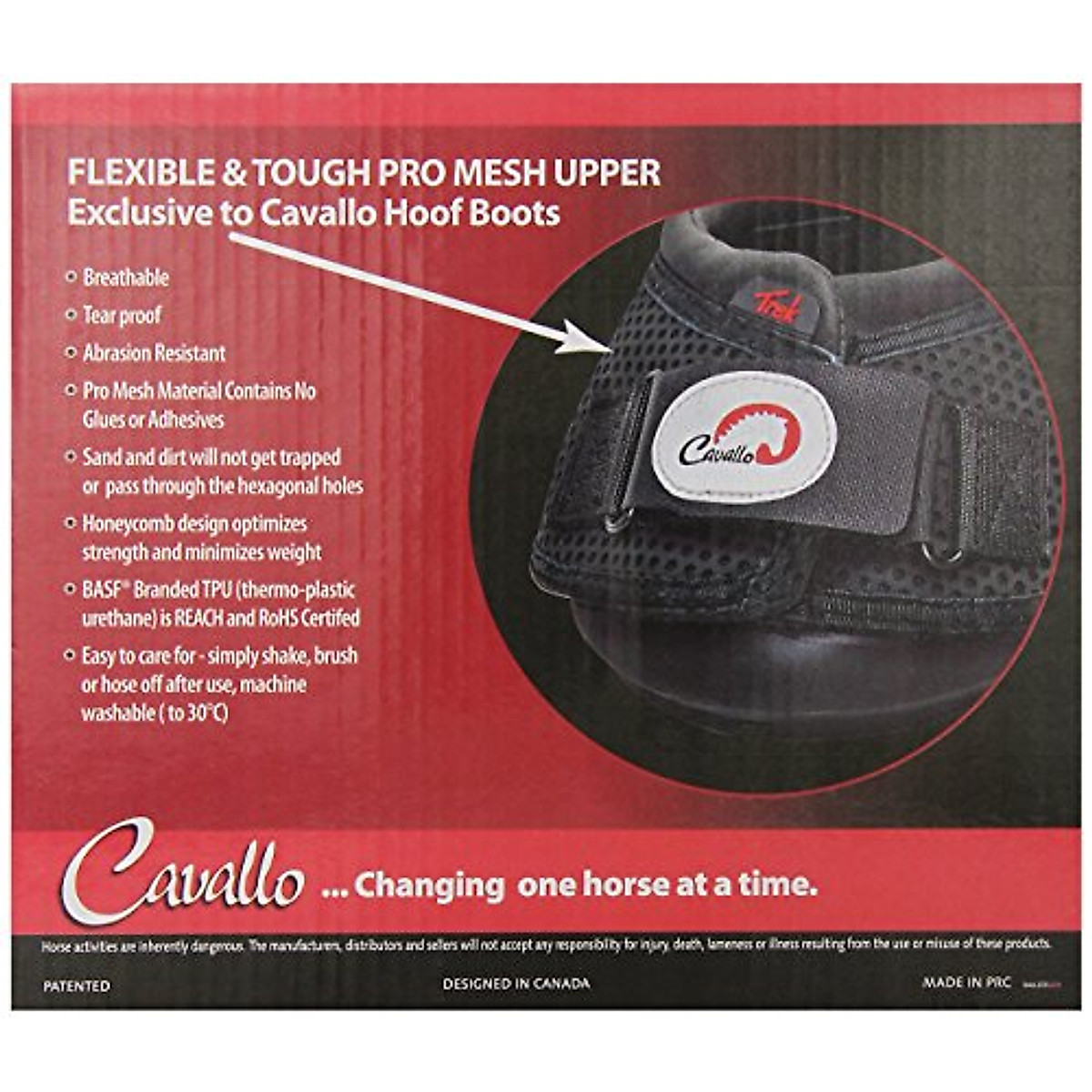 Cavallo Horse & Rider Trek Regular Sole Hoof Boot, Size 5