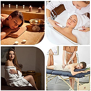 Noverlife 25PCS Disposable Fitted Massage Table Sheets Spa Bed Covers, Breathable Non Woven Fabric Massage Table Protective Cover, Single Use for Beauty Salon Facial Body Skincare Treatments