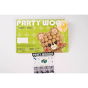 PartyWoo Silver Balloons, 6 pcs Diamond Silver Foil Balloons, 22 inch Giant 4D Foil Balloons and Ribbon, Balloons for Birthday Decorations, Wedding Decorations, Party Decorations (Balloon)