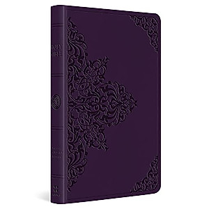 ESV Large Print Value Thinline Bible (TruTone, Lavender, Filigree Design)