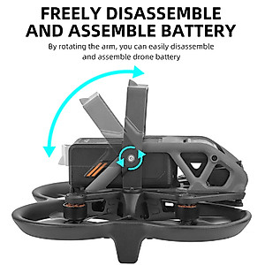FSIDIWT Battery Holder Clip for DJI Avata FPV Drone, Battery Buckle Protection Frame, Battery Anti-Release Buckle Lock-up Battery Buckle Guard for DJI Avata