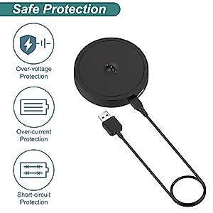 Kissmart Power Up Charging Dock for Ultimate Ears Boom 3 / Megaboom 3 / Megablast/Blast, Replament Charger Dock Cradle Station with USB Port for UE Boom 3/Megaboom 3/Megablast/Blast (Black)