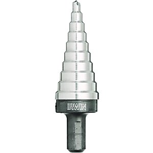 Irwin Tools Irwin 11104 Unibit4M 4-Millimeter to 22-Millimeter by 3/8-Inch Shank Step Drill Bit