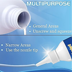 Home Remover Gel, 10 Fl Oz Remover for Washing Machine Refrigerator Strips, Household Front Load Washing Machine Cleaner, Cleaner For Tiles Sealant Bathroom Cleaning Home Sinks Grout Cleaner (5 Floz)