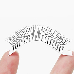 QUEWEL Volume Lash Extensions 5D 0.10mm D Curl Mix-8-15mm Short Stem Premade Fans Soft|Optinal 3D|4D|5D|6D|7D|8D 0.07/0.10mm C/D 8-20mm Mix-9-16mm 12-15mm 8-15mm|(5D 0.10D MIX8-15)