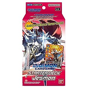 BANDAI NAMCO Entertainment Digimon Card Game: Jesmon Starter Deck, Red, ST-12