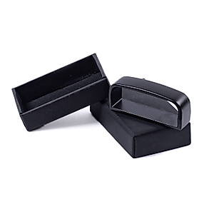 Black Belt Loop Keeper 1 1/2" (38mm-40mm) Belt Loop Men's Belt Buckle Accessories-Gift Box