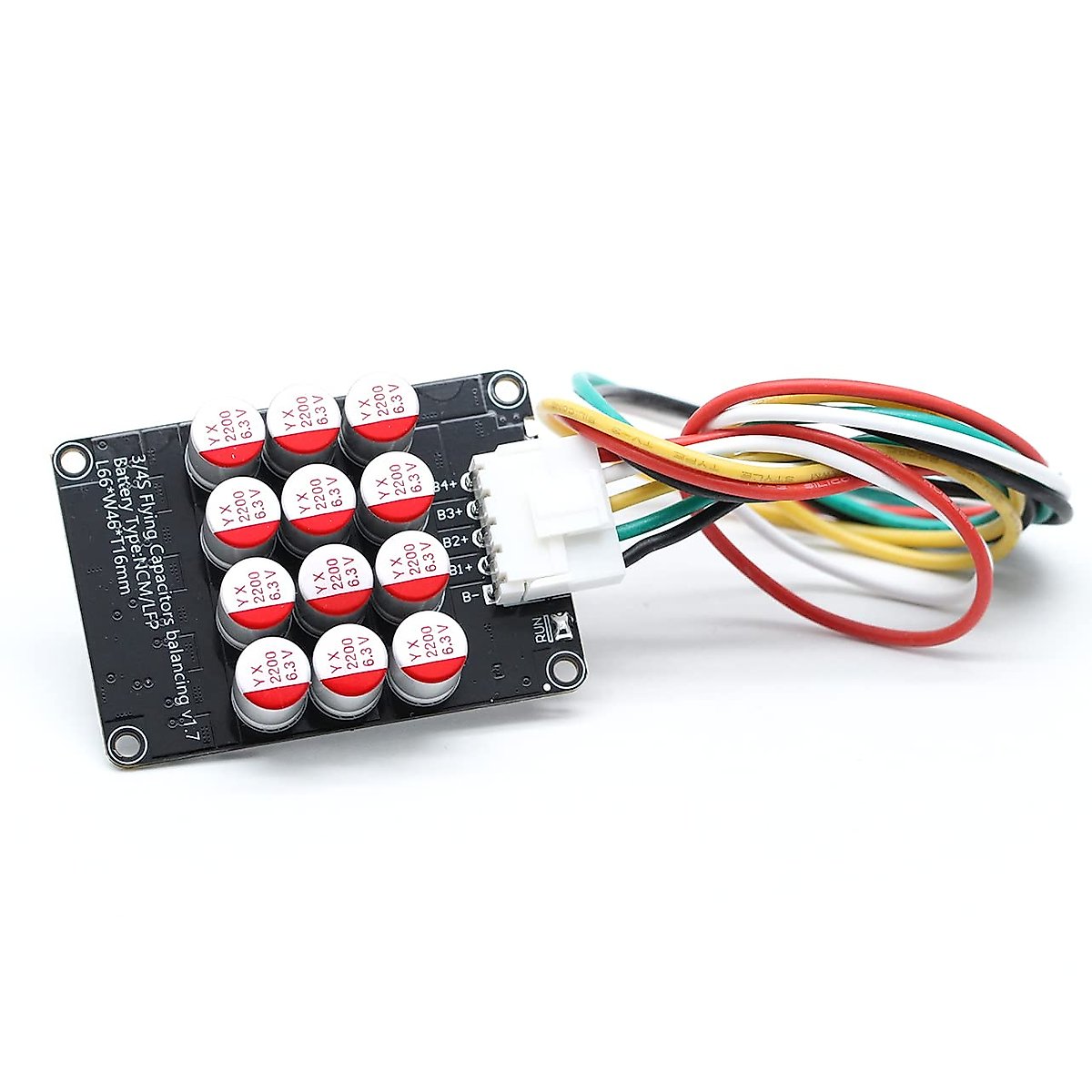 3S 4S 12V 5A Battery Active Equalizer BMS Balancer Lipo Li-ion LFP LiFePO4 Lithium Battery Balance Active Energy Transfer Equalization Module Faster Whole Group Capacitor Balancer PCB