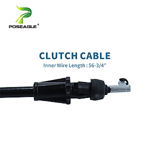 POSEAGLE 2 Pack 585271601 Deflector Cable Compatible with Husqvarna 585271601 Deflector Cable 585271601, Poulan 532420672 Cable, Husqvarna 532420672, Poulan Snowblower 420672 Cable