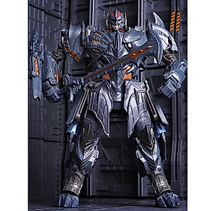 LONGYU Transformers Studio Series Toys Movie Class：The Last Knight Premier Edition Voyager Class Megatron Action Figures, 18CM, Gray
