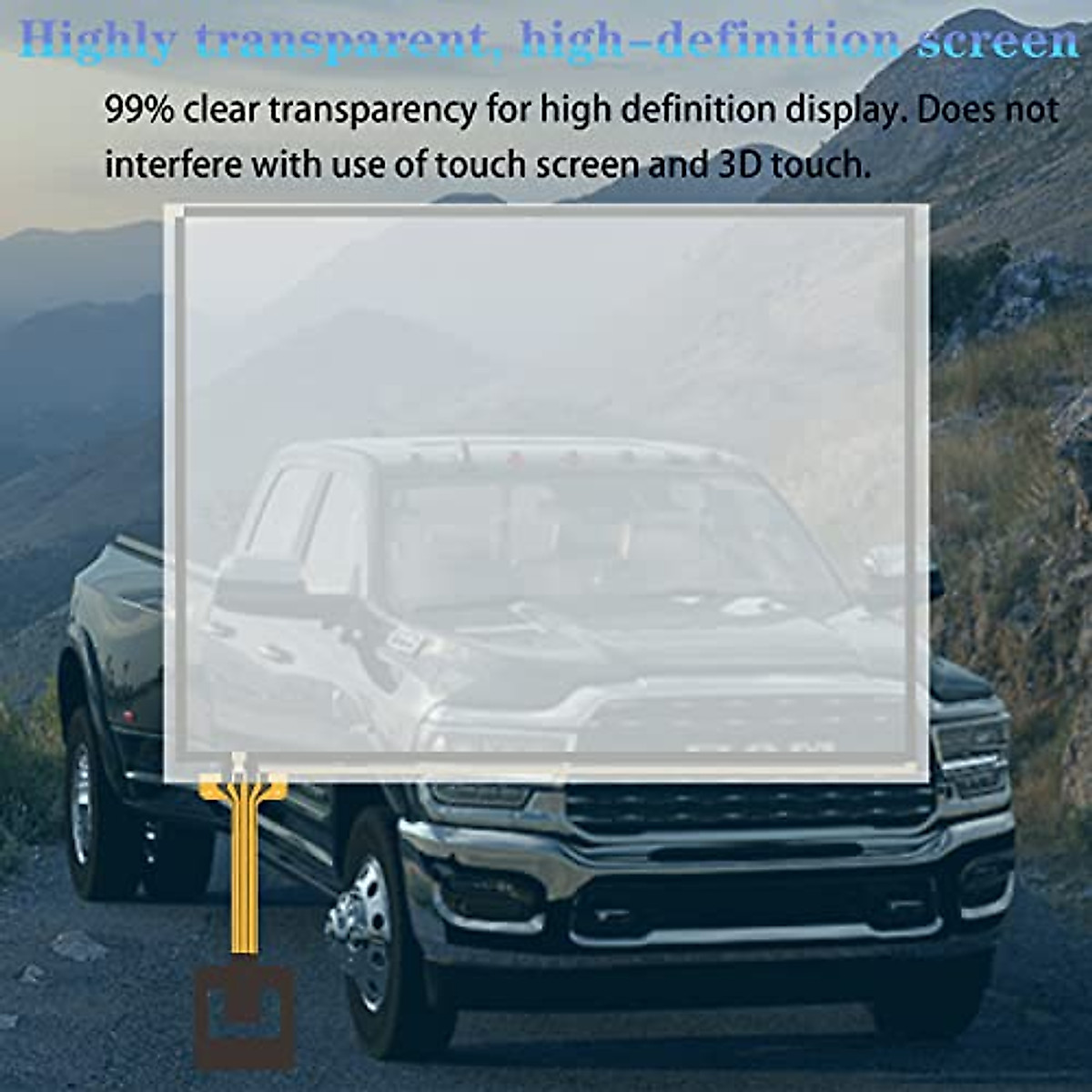 Touch Screen Glass Digitizer 8.4 Inches, Replacement for Chrysler & Dodge 2011-2020 Journey, 2011-2014 Charger & 300, Upgraded RB5 RE2 Radio