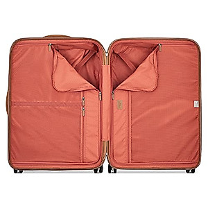 DELSEY Paris Chatelet Hardside 2.0 Luggage with Spinner Wheels, Angora, Checked-Medium 24 Inch