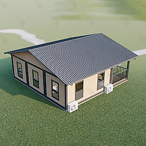 Detachable Container House, Luxury Villa Removable House, Portable House, Prefab Houses, Container House, Gest House,Restaurant, Bar, Hotel, Warehouse, Hospital, Apartment. (Green)
