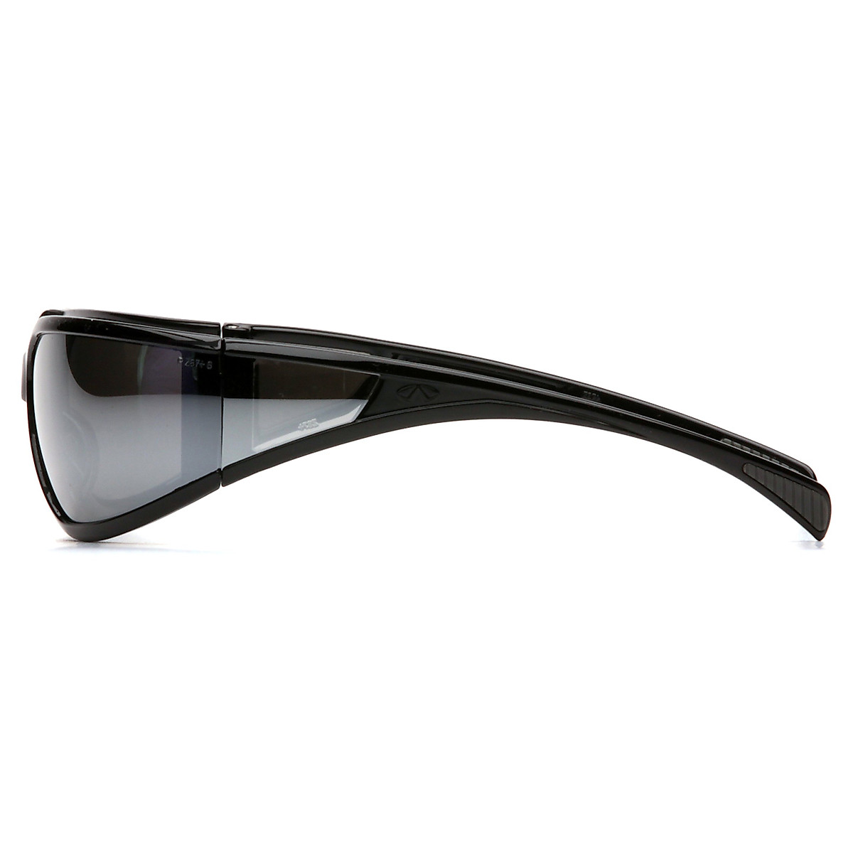 Pyramex Exeter Safety Eyewear, Silver Mirror Anti-Fog Lens With Black Frame