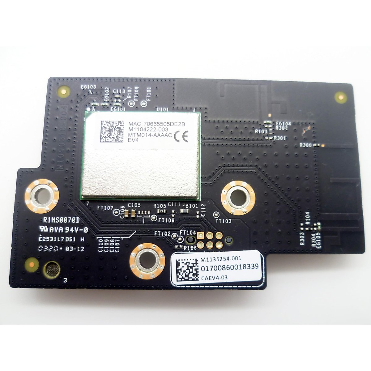 Wireless WiFi Bluetooth Module PCB Board 1884 Replacement Compatible with Microsoft Xbox Series S