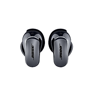 Bose QuietComfort Ultra Wireless Noise Cancelling Earbuds, Bluetooth Noise Cancelling Earbuds with Spatial Audio and World-Class Noise Cancellation, Black