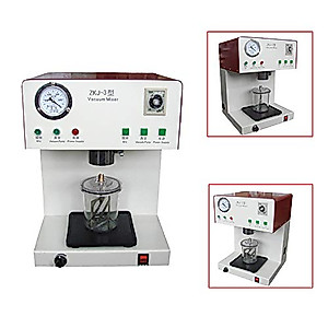 DDental Lab Digital Vacuum Mixer with Built-in Vacuum Pump Table Type Mixing Machine Blender