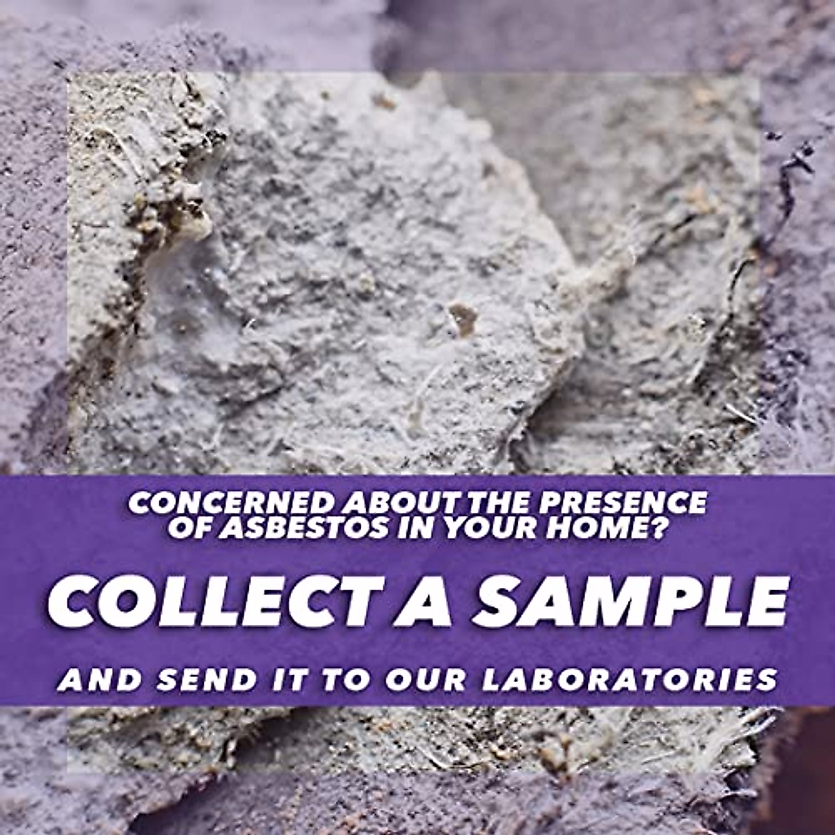 PRO-LAB Asbestos Test Kit - You Collect 2 Samples, We Analyze Them. Emailed Results Within 1 Week (5 Business Days) Includes Return Mailer and Expert Consultation. Lab Fee Included