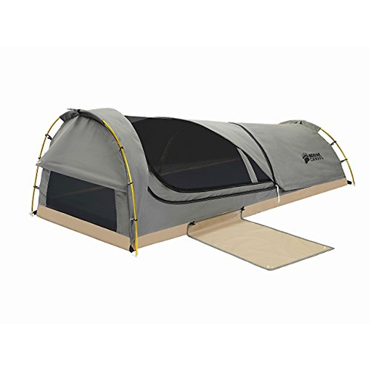 KODIAK CANVAS 1-Person Canvas Swag Tent with Sleeping Pad, Olive, One Size