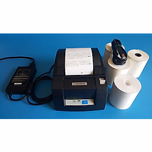 Citizen CT-S310A Thermal Receipt Printer USB with AC Adapter and 4 Rolls