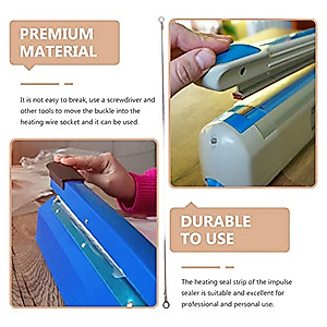 iplusmile 5 Pieces 12 inch Impulse Sealer Replacement Element Grip, Sealer Heating Element Service Spare Repair Parts Kits for Heat Sealer Machine (300mm)