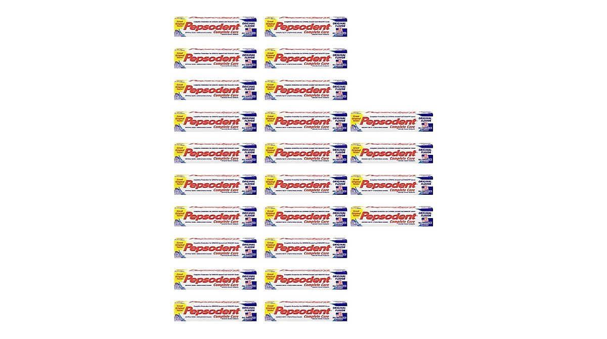 Pepsodent Complete Care Original Toothpaste - 24 Pack Bulk