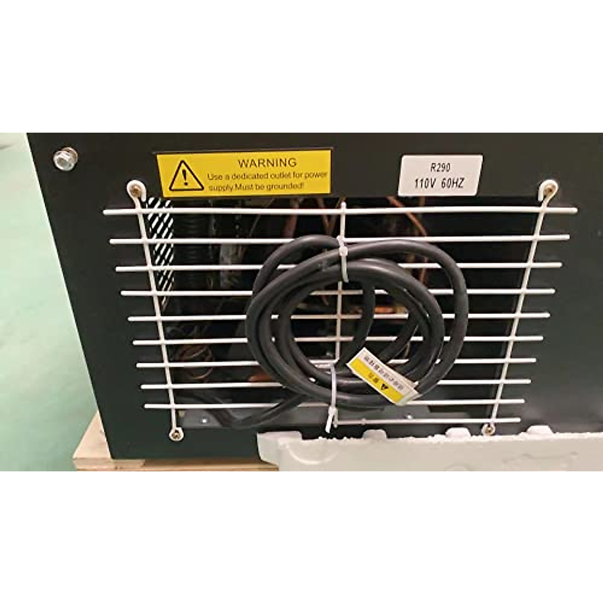 NAFCOOL 58‘’ Display Island Freezer Commercial Beverage Refrigerator，Supermarket Glass Top Cooler Market Grocery Island Merchandiser 18 cu.ft Sliding Glass Door Horizontal Showcase Freezer