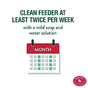 Perky-Pet 8109-2 Antique Glass Bottle Hummingbird Feeder-16-Ounce Capacity, Red