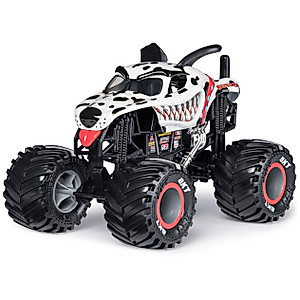 Monster Jam, Official Monster Mutt Dalmatian Monster Truck, Die-Cast Vehicle, 1:24 Scale