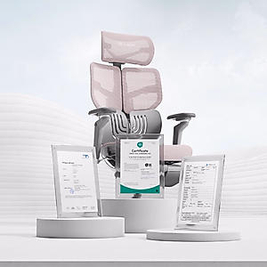 HINOMI X1 Ergonomic Office Chair with Foot Rest - Comfortable Computer Chair, Home Office Desk Chair with Lumbar Support, Comfy Mesh Office Chair, Gaming Chair for Adults (Black, Large)