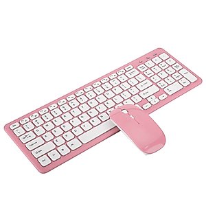 Mouse Keyboard Set - Gaming Keyboard Mouse Combo - Micro USB Receiver - for Notebook Computer - for OfficeHome (Suit)