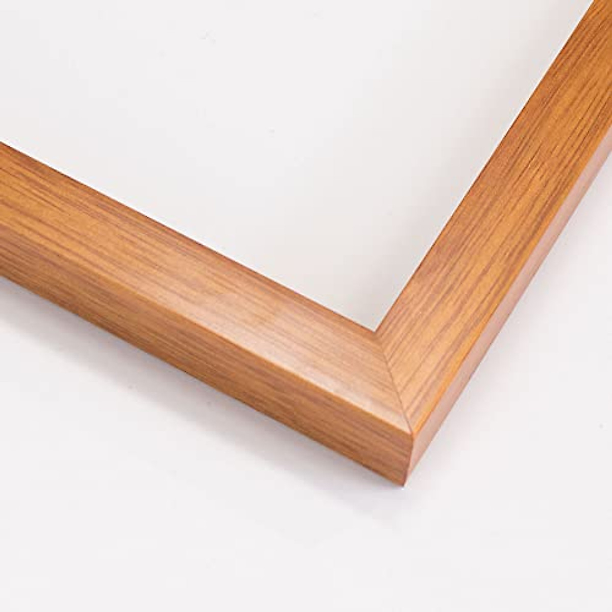 4x5 Honey Brown Real Wood Picture Frame Width 0.75 Inches | Interior Frame Depth 0.5 Inches | Warm Wood Traditional Photo Frame Complete with UV Acrylic, Foam Board Backing & Hanging Hardware