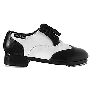 Miller & Ben Tap Shoes; Jazz-Tap Master; Black & White Professional Tap Shoes (38 EU)