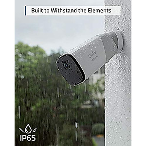 eufy security, eufyCam 2 Pro Wireless Home Security Add-on Camera, Requires HomeBase 2, 365-Day Battery Life, HomeKit Compatibility, 2K Resolution, No Monthly Fee
