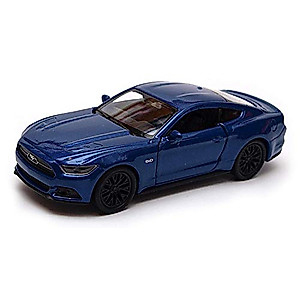 Kinsmart 2006 Ford Mustang GT Hardtop 1/38 Scale Diecast Car (Blue)