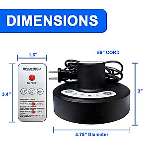 BAIMNOCM UV Light, UVC Lamp with E26 Base and Remote Control, UV-C Light Bulb 25 Watts Indoor Use, 1 Count
