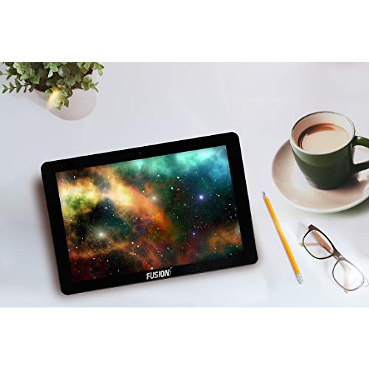Fusion5 10.1" 2in1 Google Certified Android Laptop Tablet PC - (Powerful Processor, Android 10 Q, 3GB RAM, 32GB Storage, Dual Cameras, HD IPS, Type C, Bluetooth Tablet PC with Docking Keyboard)