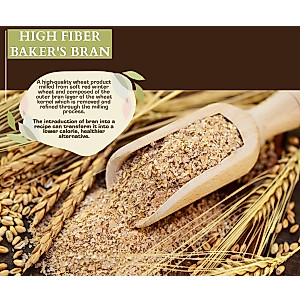 SweetGourmet Baker's Wheat Bran | Natural Foods | 2 Pounds